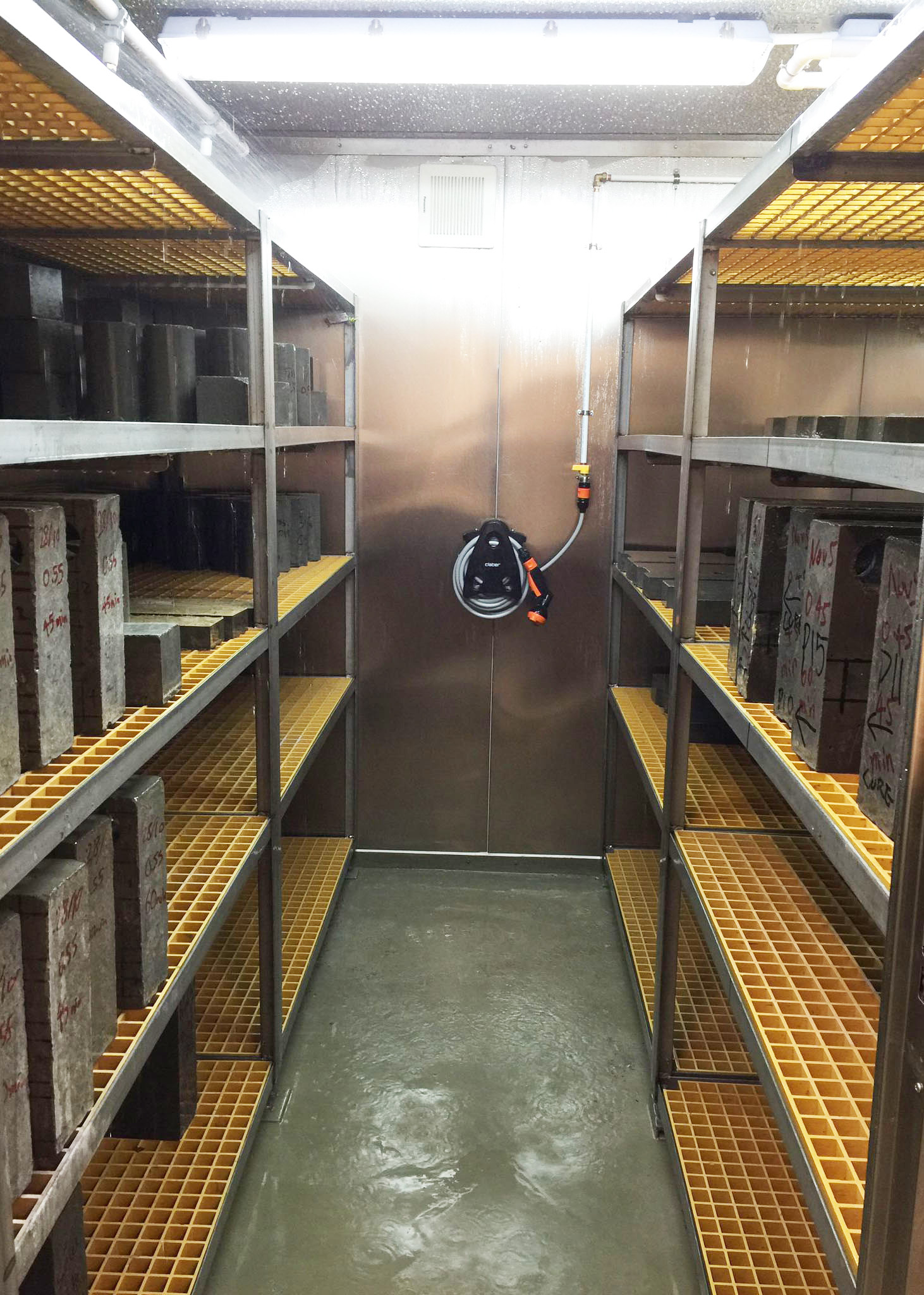 CONCRETE TESTING - CURING - Lung Hing Metal & Plastic Fty.